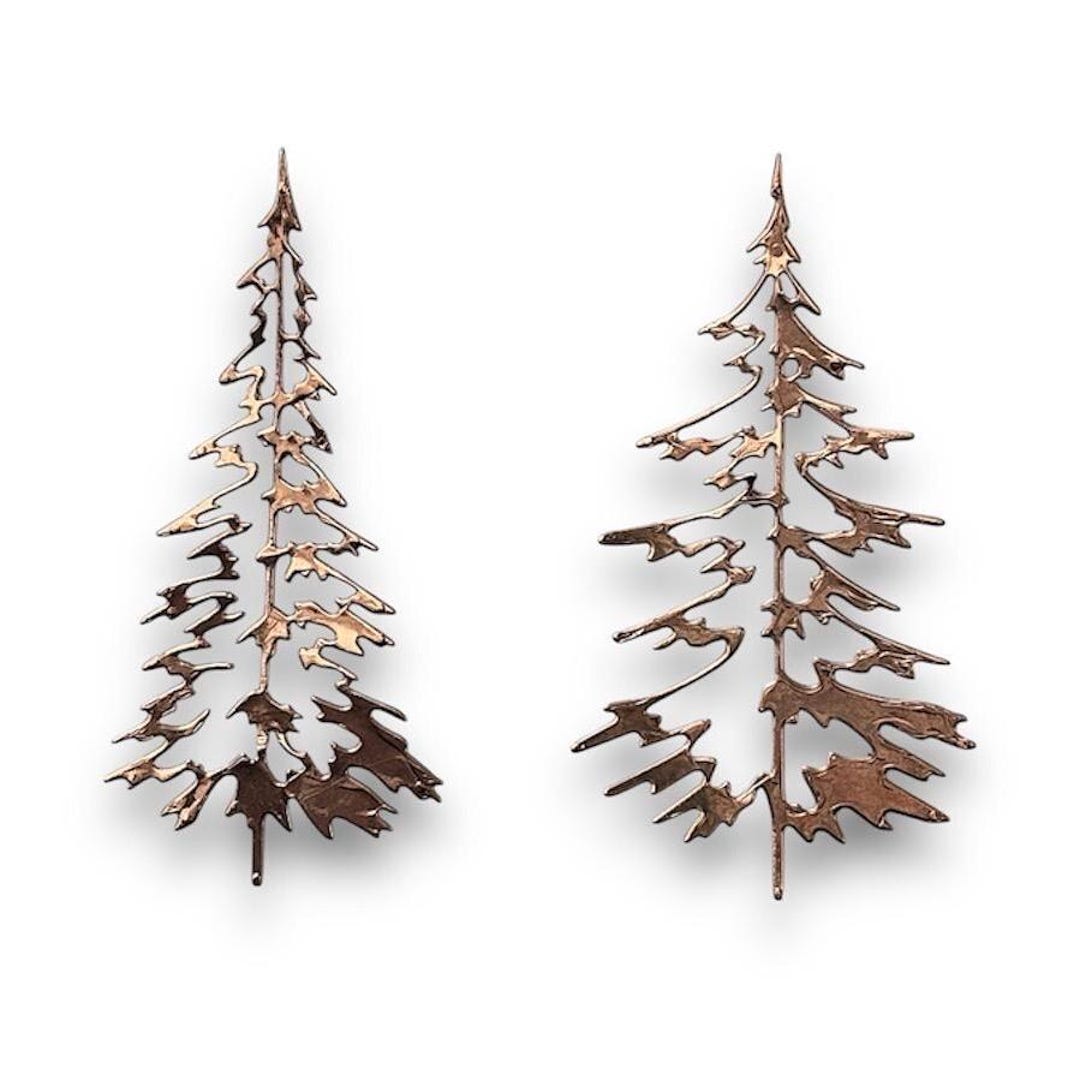 Adhesive Copper Foil of Pine Trees for Stained Glass Overlay Use - Etsy