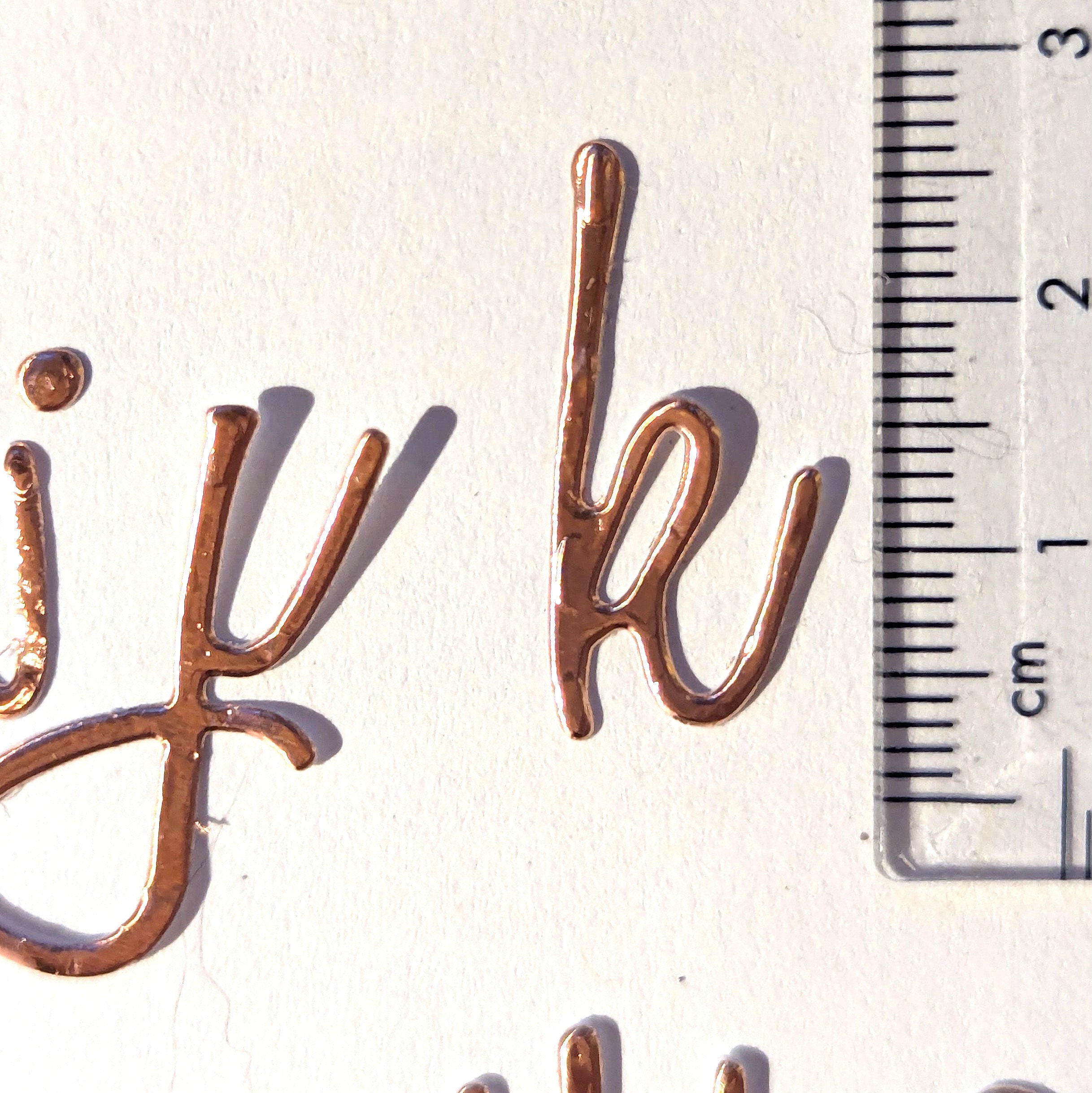 Adhesive Copper Foil of Letters Numbers and Symbols for Stained Glass ...