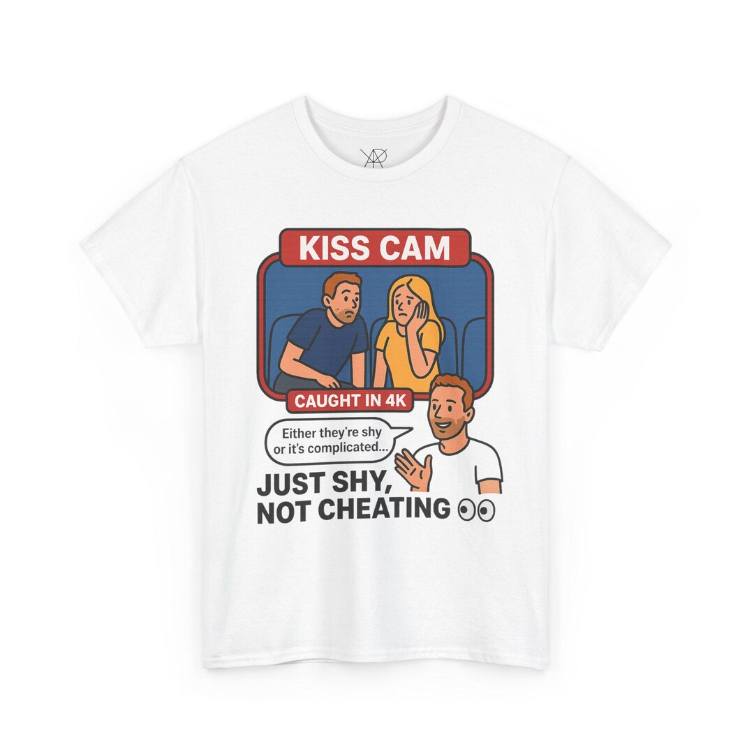 Coldplay Kiss Cam Shirt Just Shy Not Cheating Viral Concert Meme Tee - Etsy