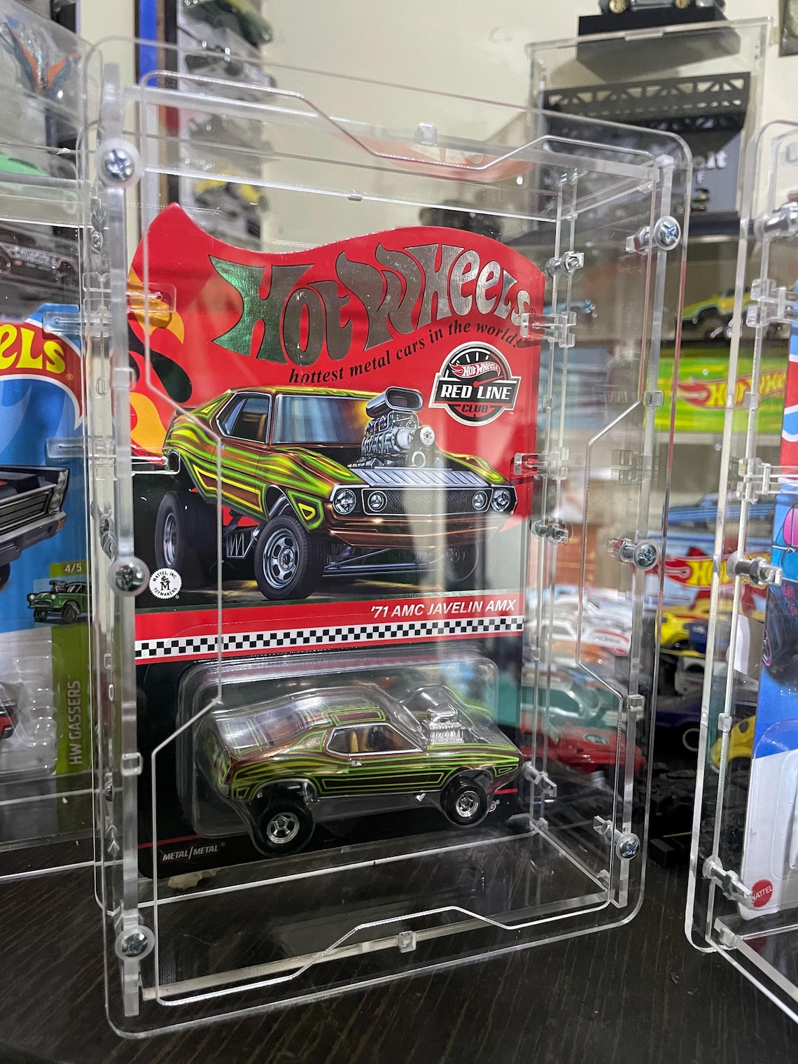 12 PACK Acrylic Display Case for Hot Wheels Blister Packs and RLC Cars ...