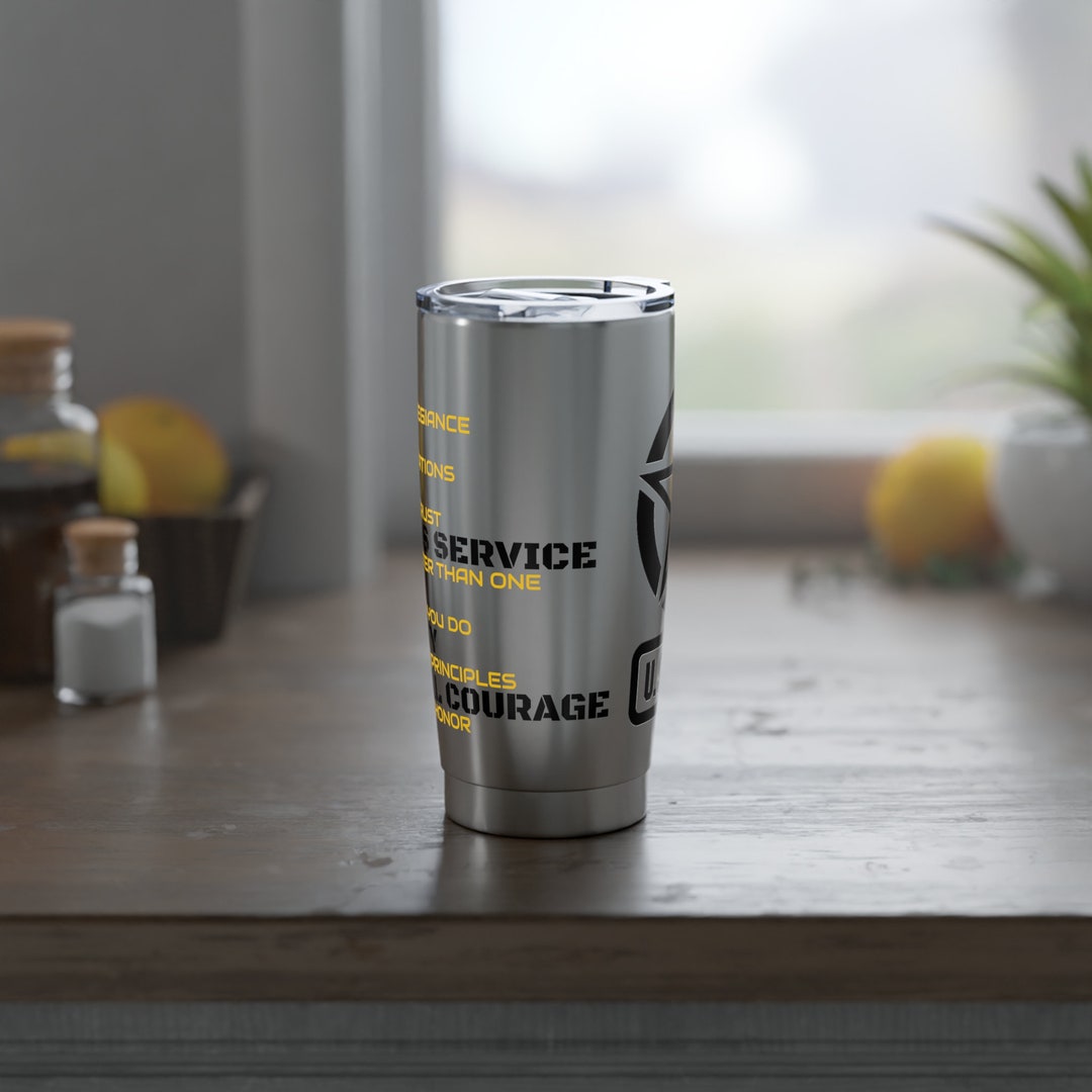 Honor Army Core Values With Our Custom Tumbler It's a Daily Reminder of ...