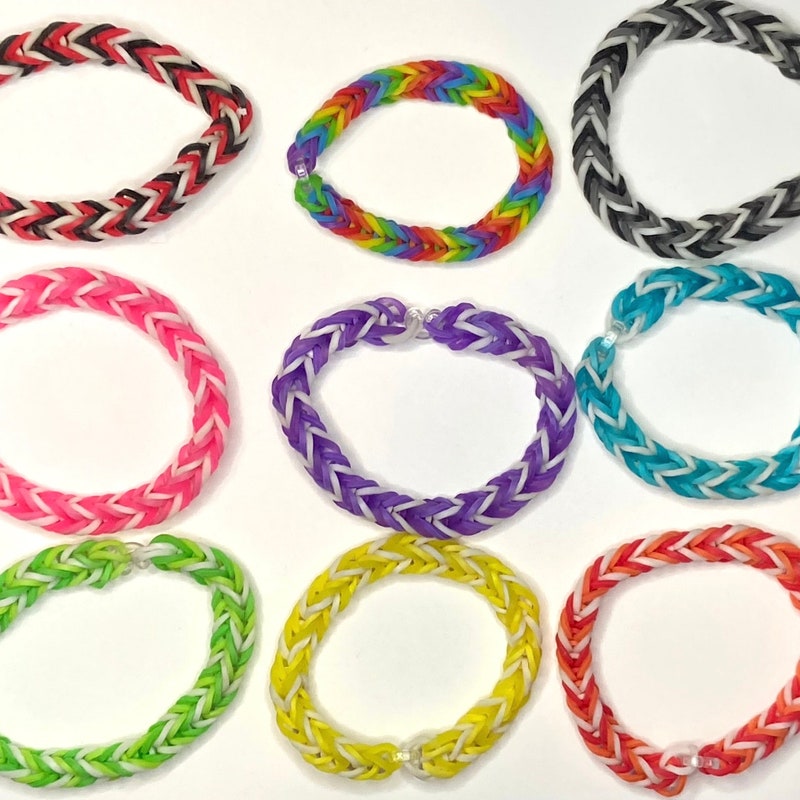 Rainbow Loom Bracelet - Etsy