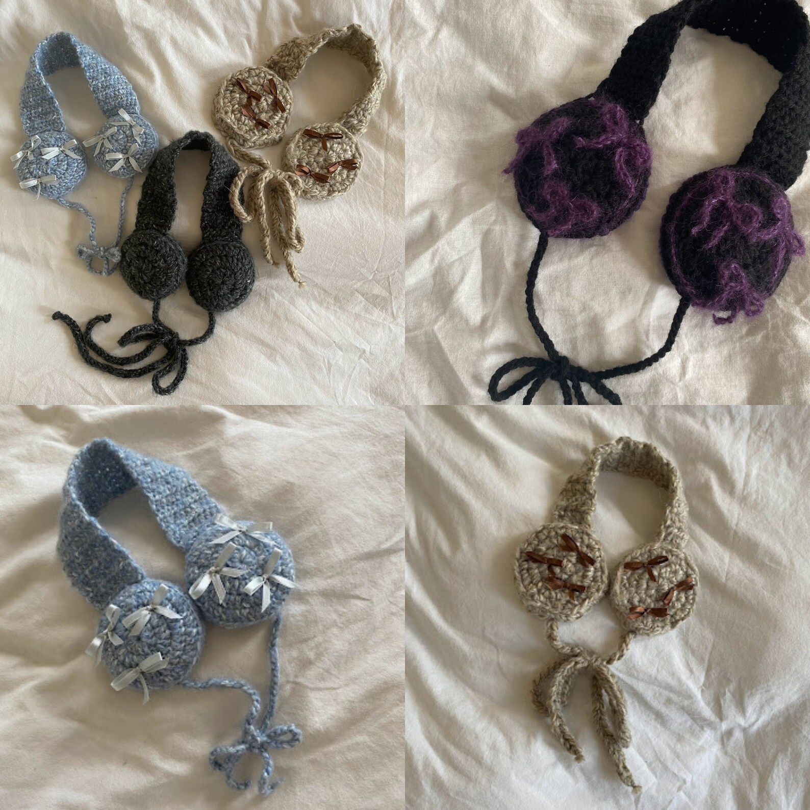 Yarny Earmuffs | Pdf Crochet Pattern | Crochet Earmuffs Earwarmers ...