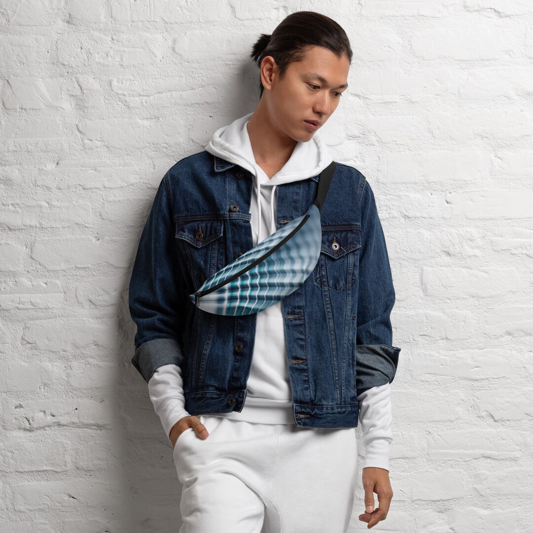 Fanny Pack Blue Sea Shell (curve Collection): Perfect for Your ...