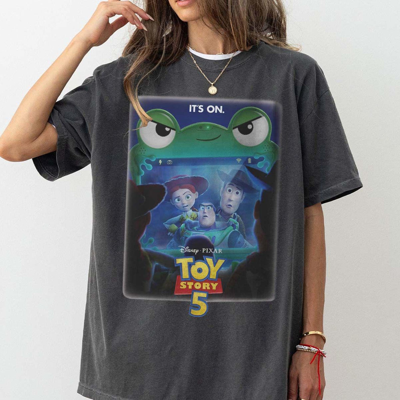 Retro Disney Pixar Toy Story 5 Comfort Colors Shirt, Woody Buzz ...