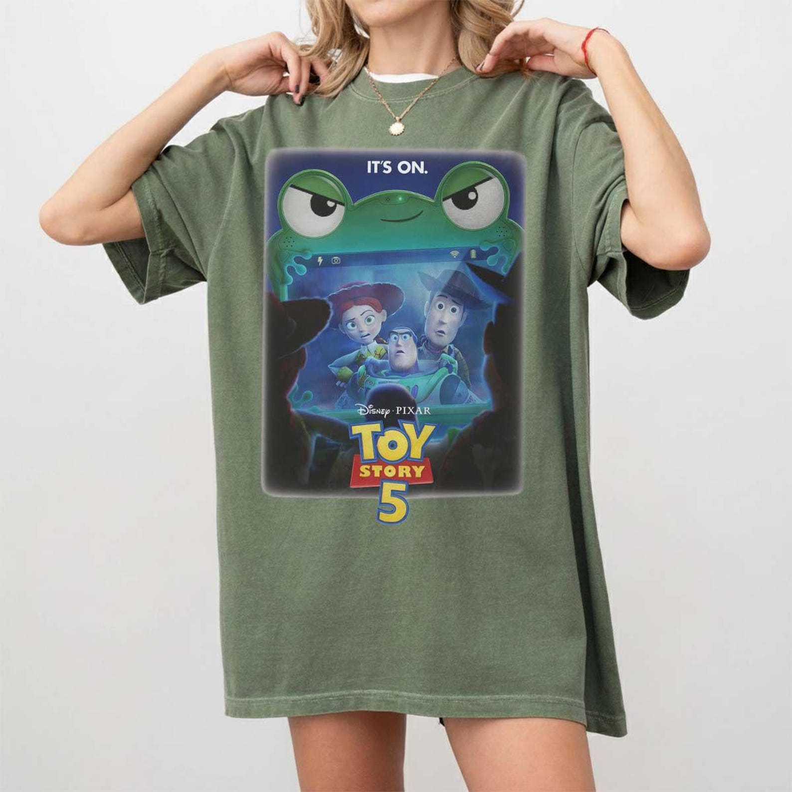 Retro Disney Pixar Toy Story 5 Comfort Colors Shirt, Woody Buzz ...