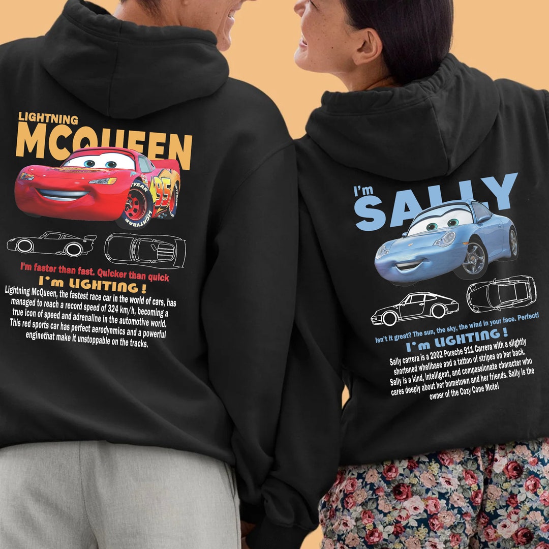 Vintage Cars Matching Shirt, Lightning Mcqueen and Sally Couple T-shirt ...
