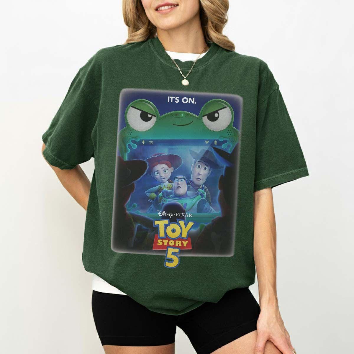 Retro Disney Pixar Toy Story 5 Comfort Colors Shirt, Woody Buzz ...