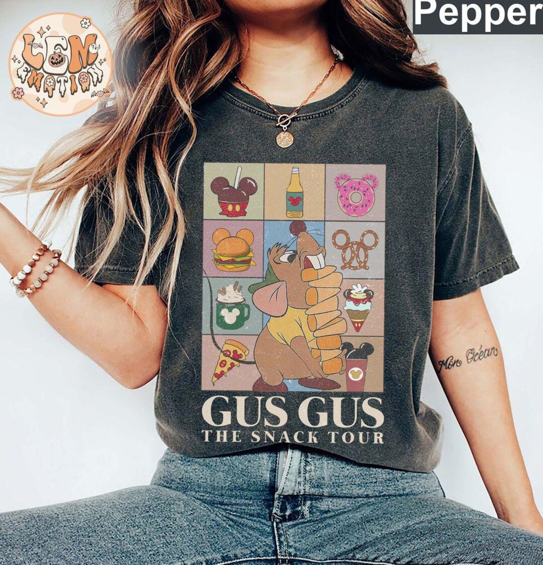Retro Funny Gus Gus the Snack Tour Comfort Colors Shirt, Cinderella Gus ...