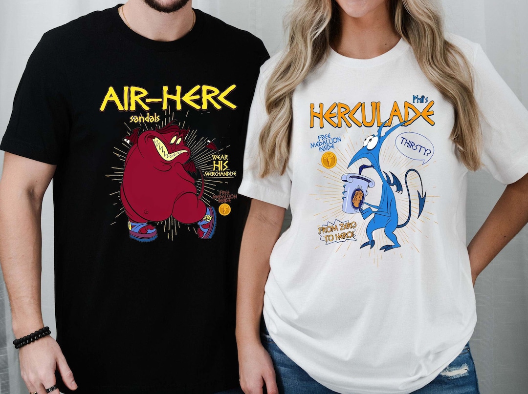 Hercules Pain and Panic Shirt, Hercules Couple Matching T-shirt, Air ...