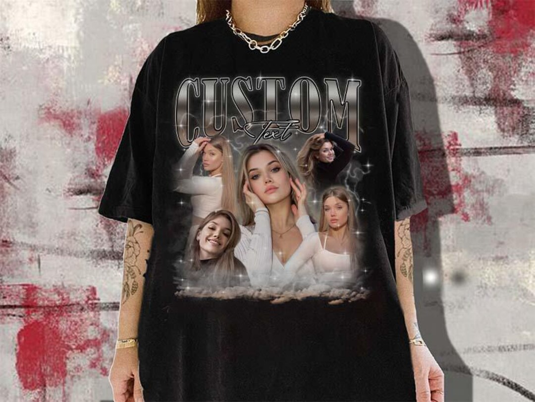 Custom Bootleg Rap Tee, Custom Photo Shirt, Custom Photo Vintage ...