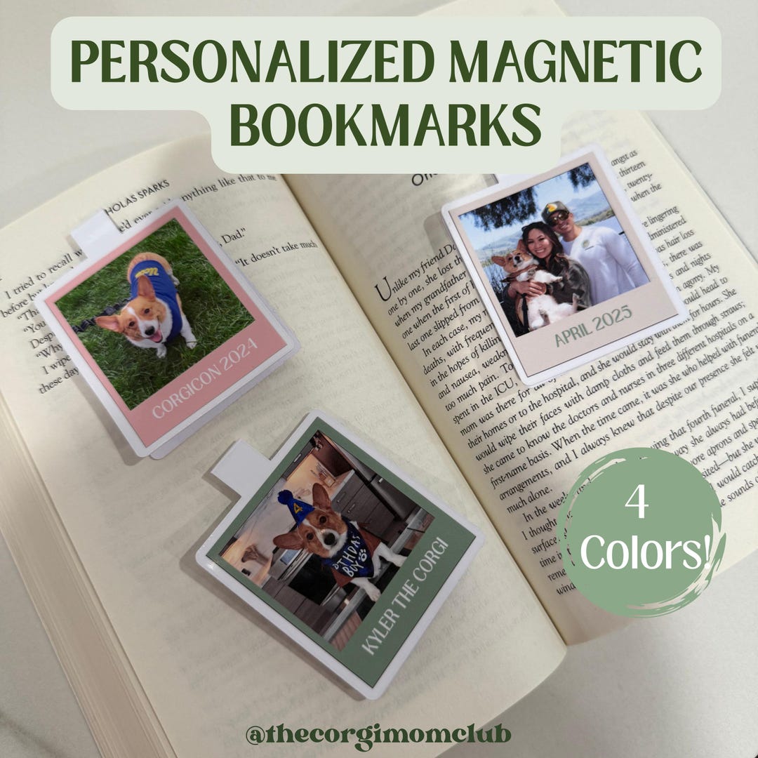 Custom Polaroid Photo Bookmark: Personalized Memory Keepsake - Etsy