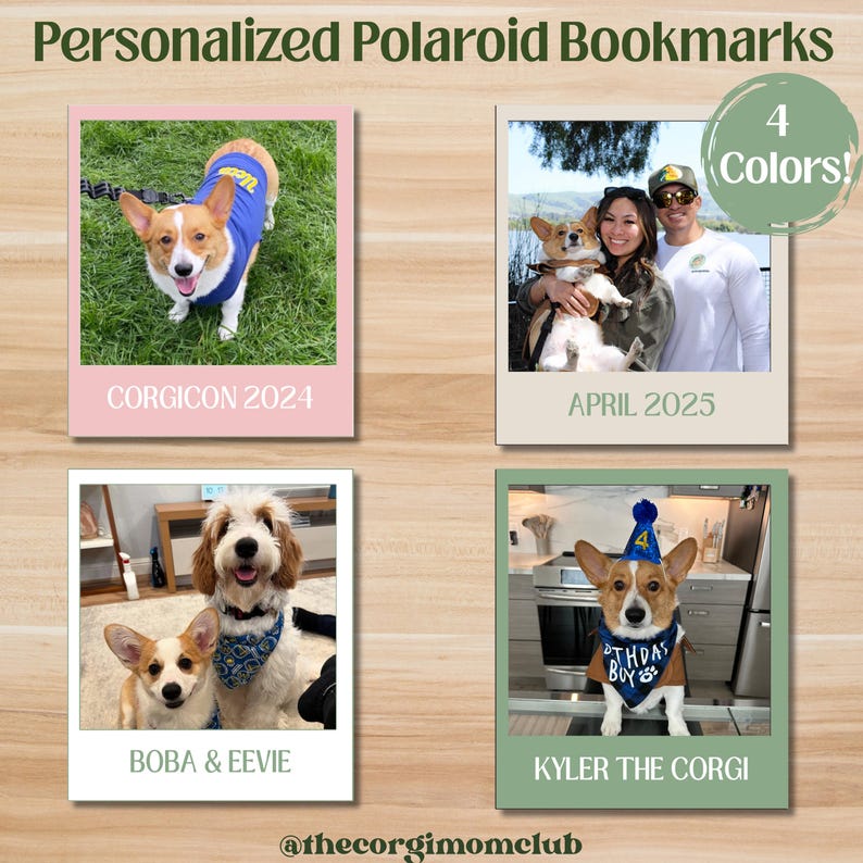 Custom Polaroid Photo Bookmark: Personalized Memory Keepsake - Etsy