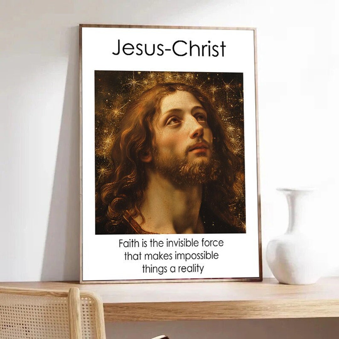 Jesus Painting, Jesus Poster, Jesus Portrait, Jesus Picture: Christian ...