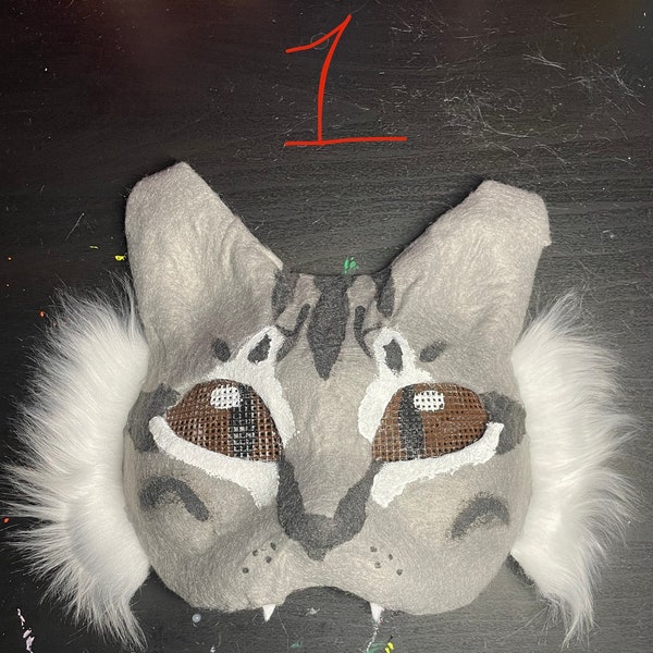 Therian Mask Cat Pre Made - Etsy