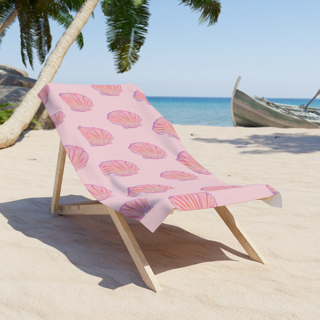 Beach Towel Seashell Pattern for Summer - Etsy