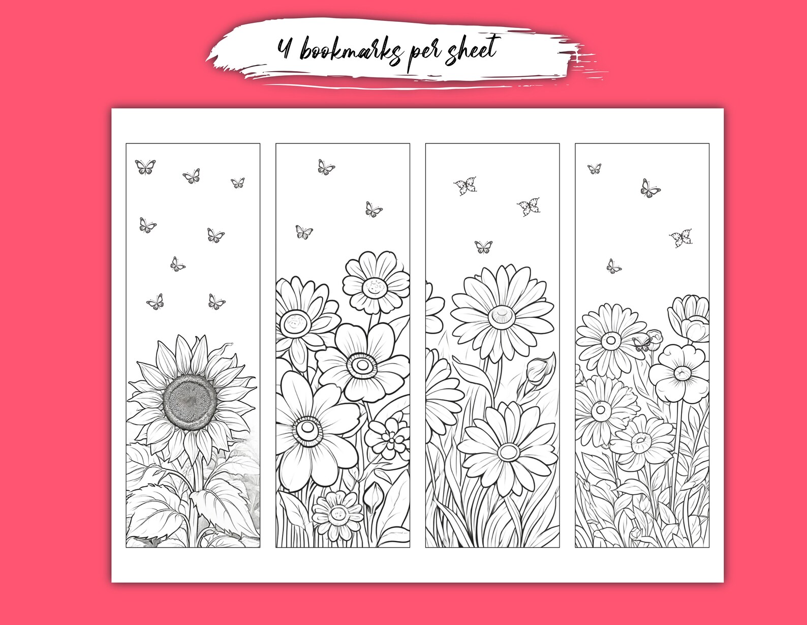 DIY Coloring Bookmarks & Review Page, Fun for All Ages, Coloring ...