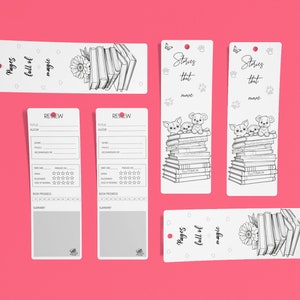 DIY Coloring Bookmarks & Review Page, Fun for All Ages, Coloring ...