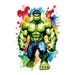 HULK Watercolor PNG Bundle 20 Designs for Sublimation Printing Instant ...