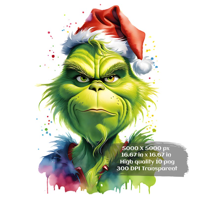 Grinch Sublimation - Etsy