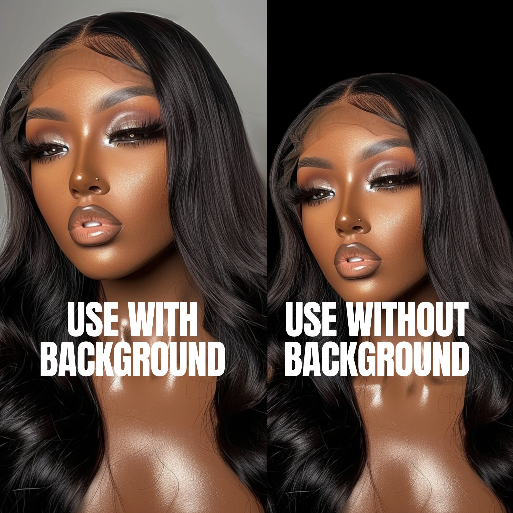 9 AI Wig Mannequin Stock Images, Lace Frontal Brownskin Wig Mannequin ...