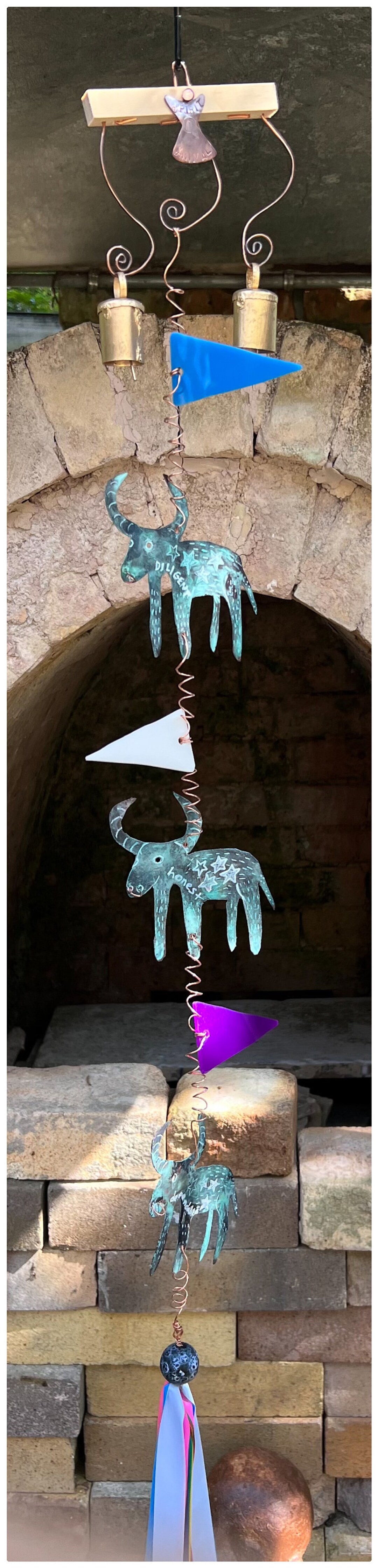 HANGING TOTEM: Mobile, Wall Hanging, Windchime, Spirit Animal Year of ...