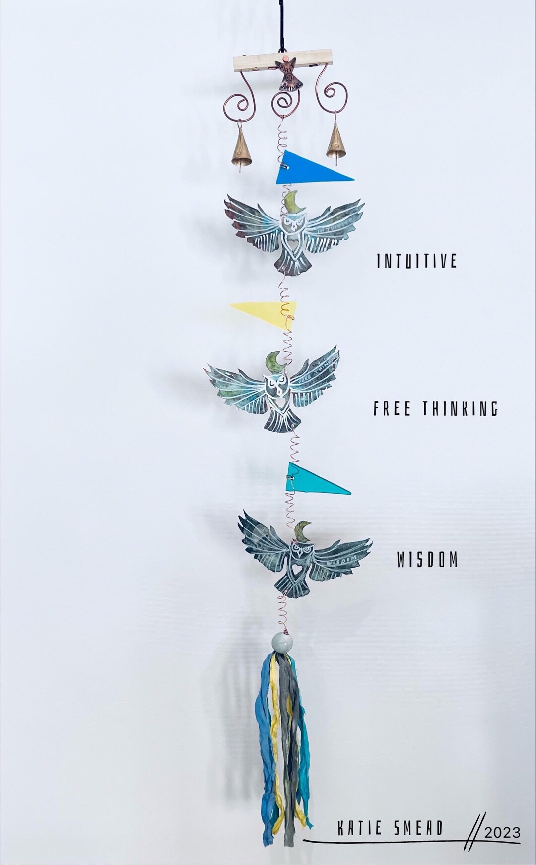 SPIRIT ANIMAL Hanging Totem. the OWL - Etsy