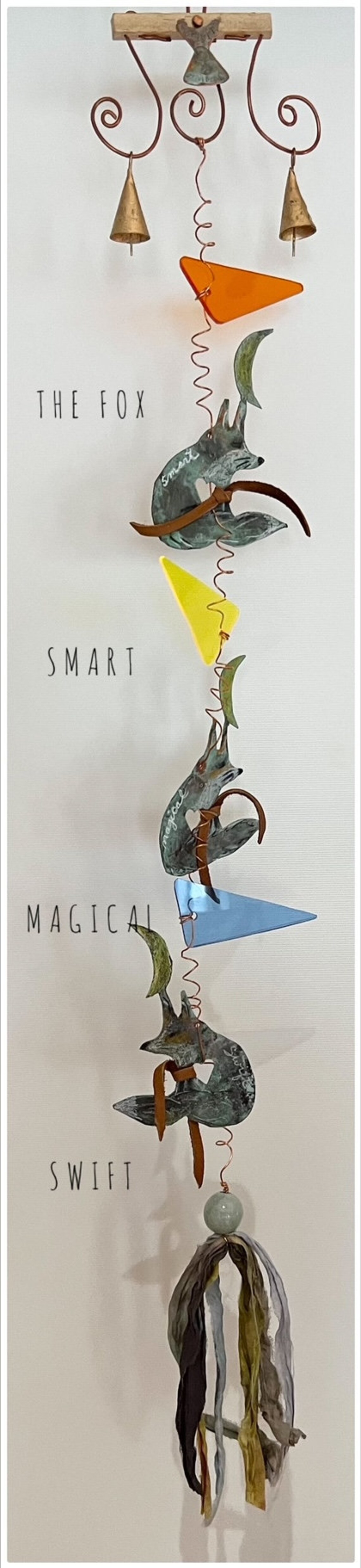 SPIRIT ANIMAL Hanging Totem: the FOX - Etsy