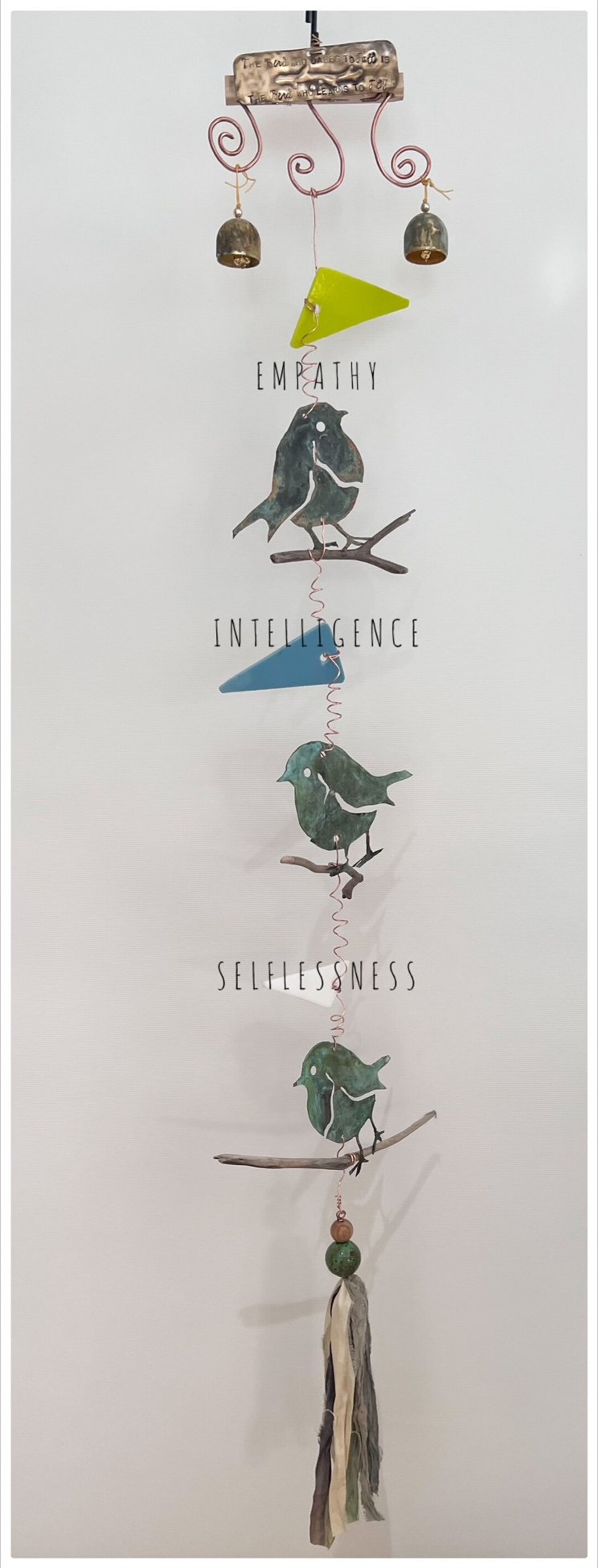 SPIRIT ANIMAL Hanging Totem: the BIRD - Etsy