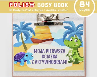 PORTUGUESE Busy Book Printable Toddler Learning Binder Preschool ...