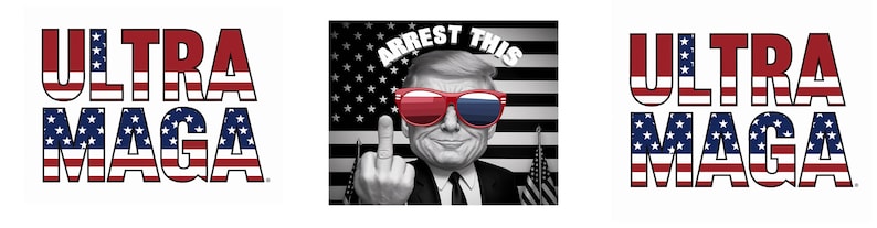 Ultra MAGA Bumper Sticker, Arrest This Sticker, Patriotic Car Decal ...