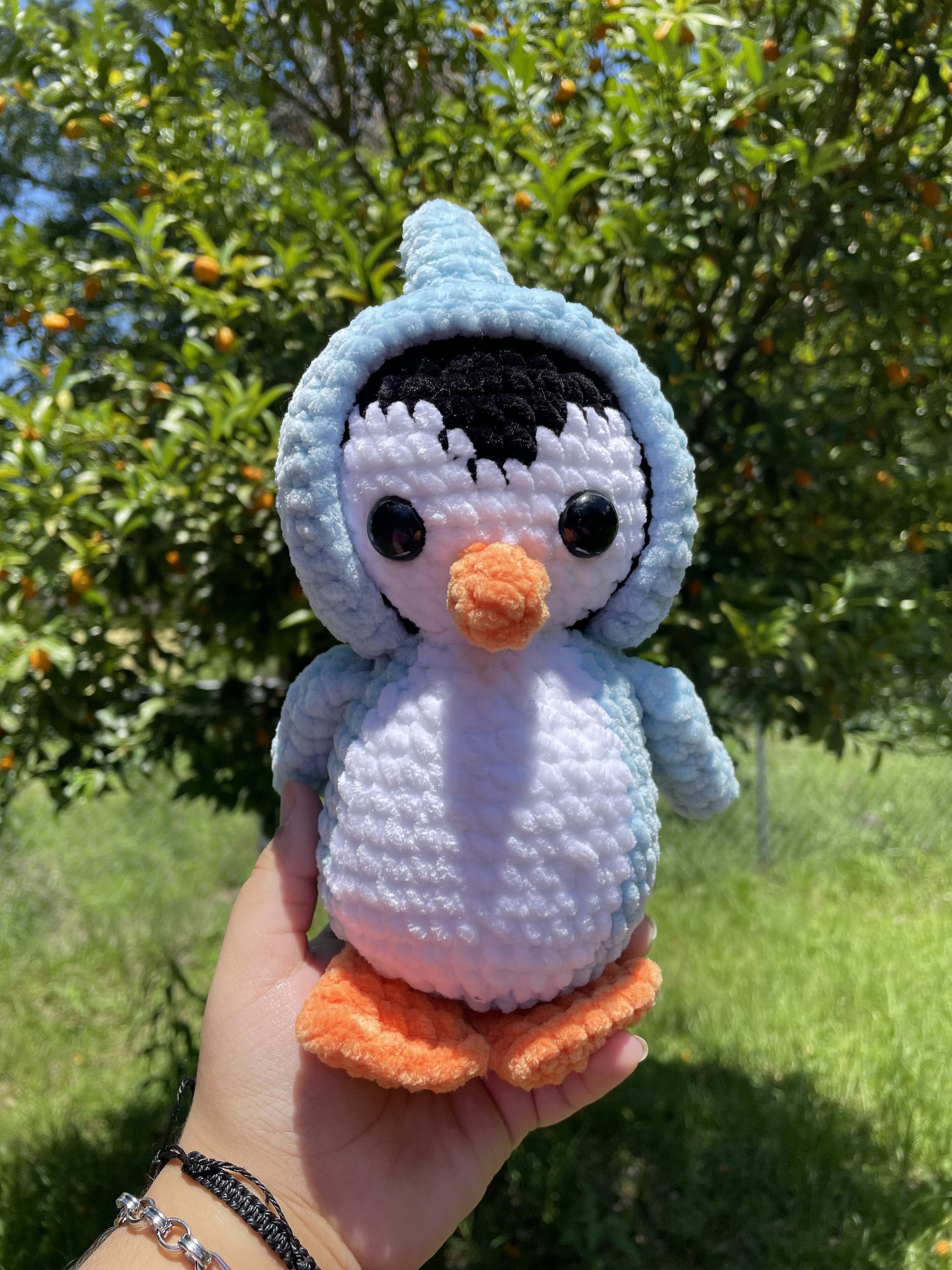 Shark Penguin Plushie, Penguin Crochet Plushie, Penguin Plushie ...