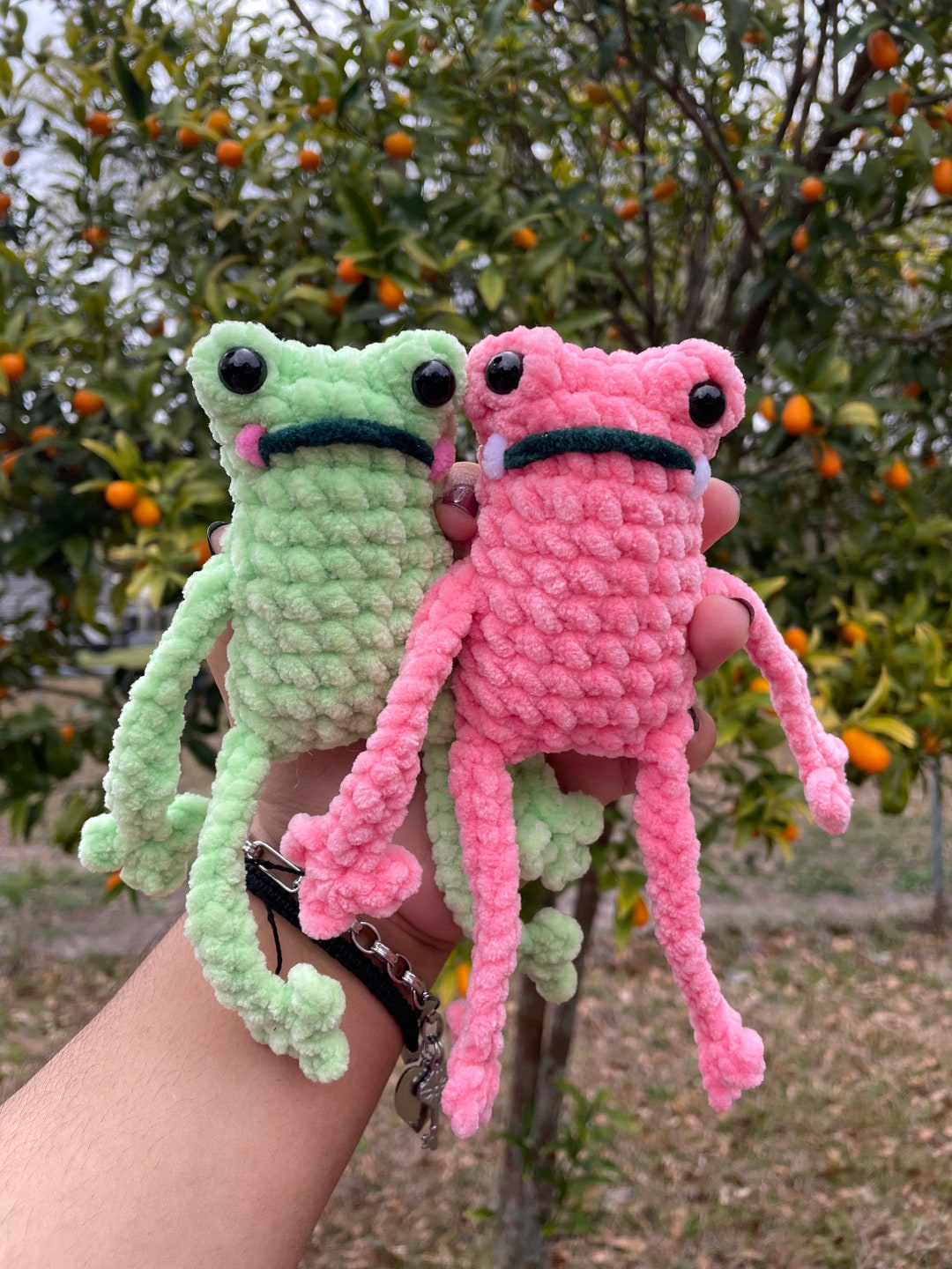 Crochet Frogs, Multi Color Frogs, Crochet, Frogs - Etsy