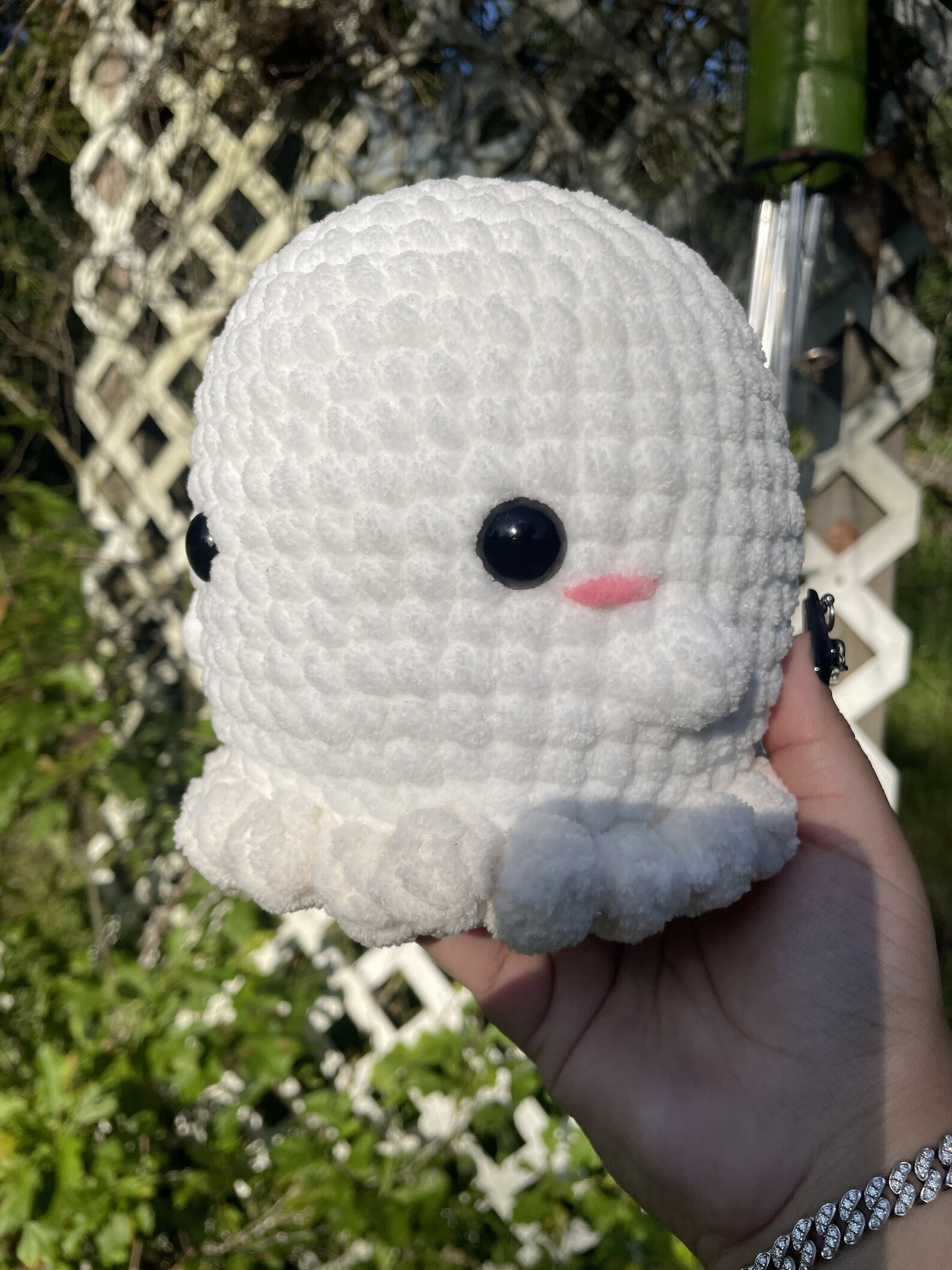 Ghost Crochet Plush, Ghost Plush, Amigurumi Crochet Ghost, Ghost ...