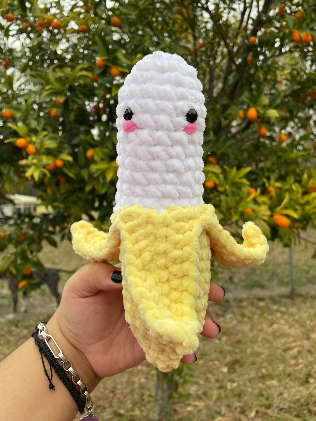 Banana Crochet, Emotional Support Banana, Banana, Crochet Banana ...