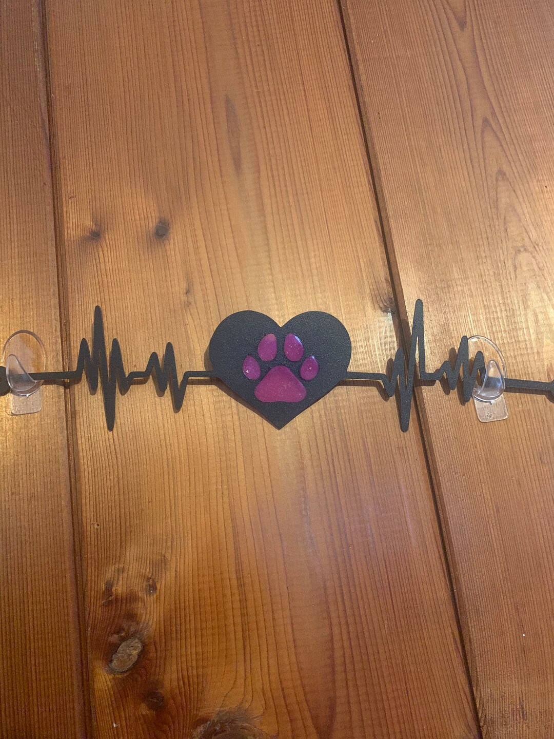 Custom Cremation Paw and Lifeline Wall Hanging - Etsy