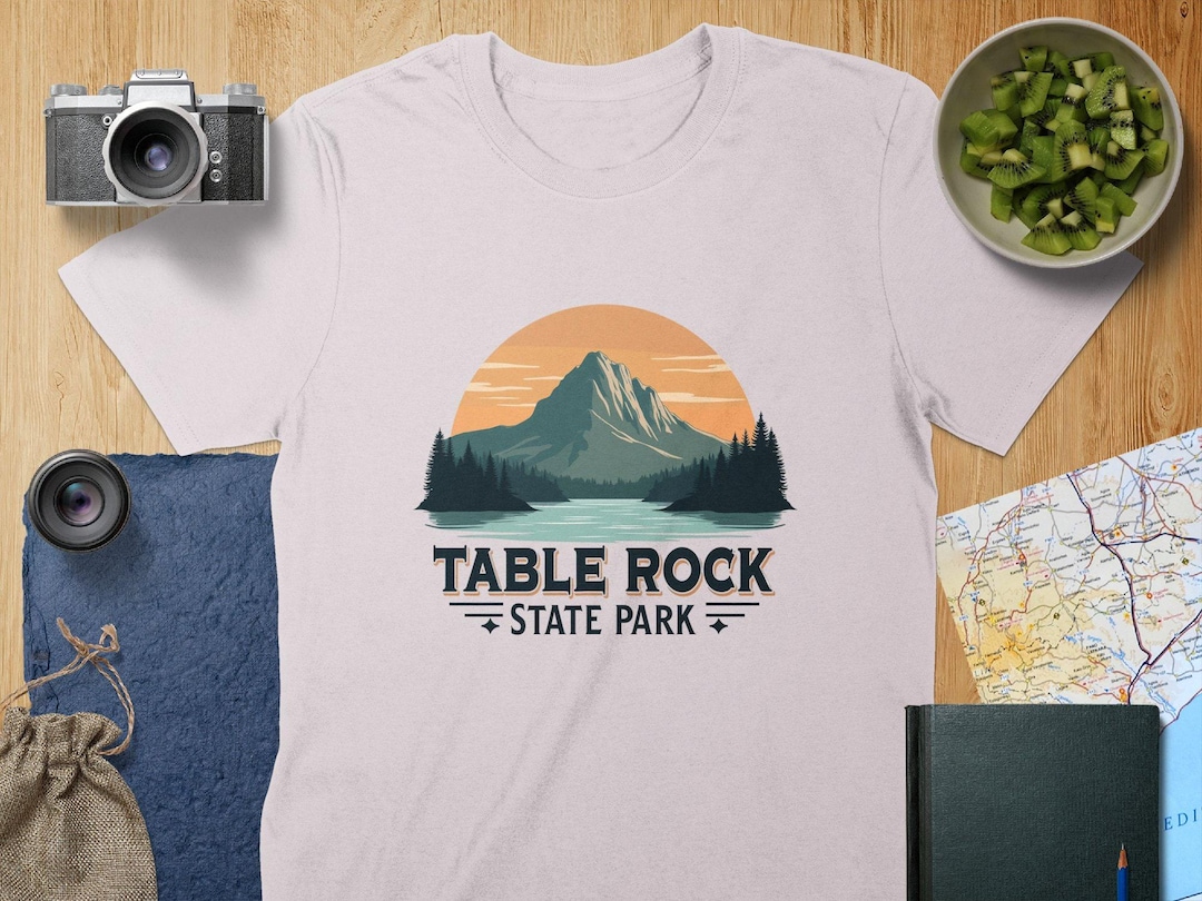 Vintage Table Rock State Park T-shirt, Retro Mountain Lake Graphic Tee ...
