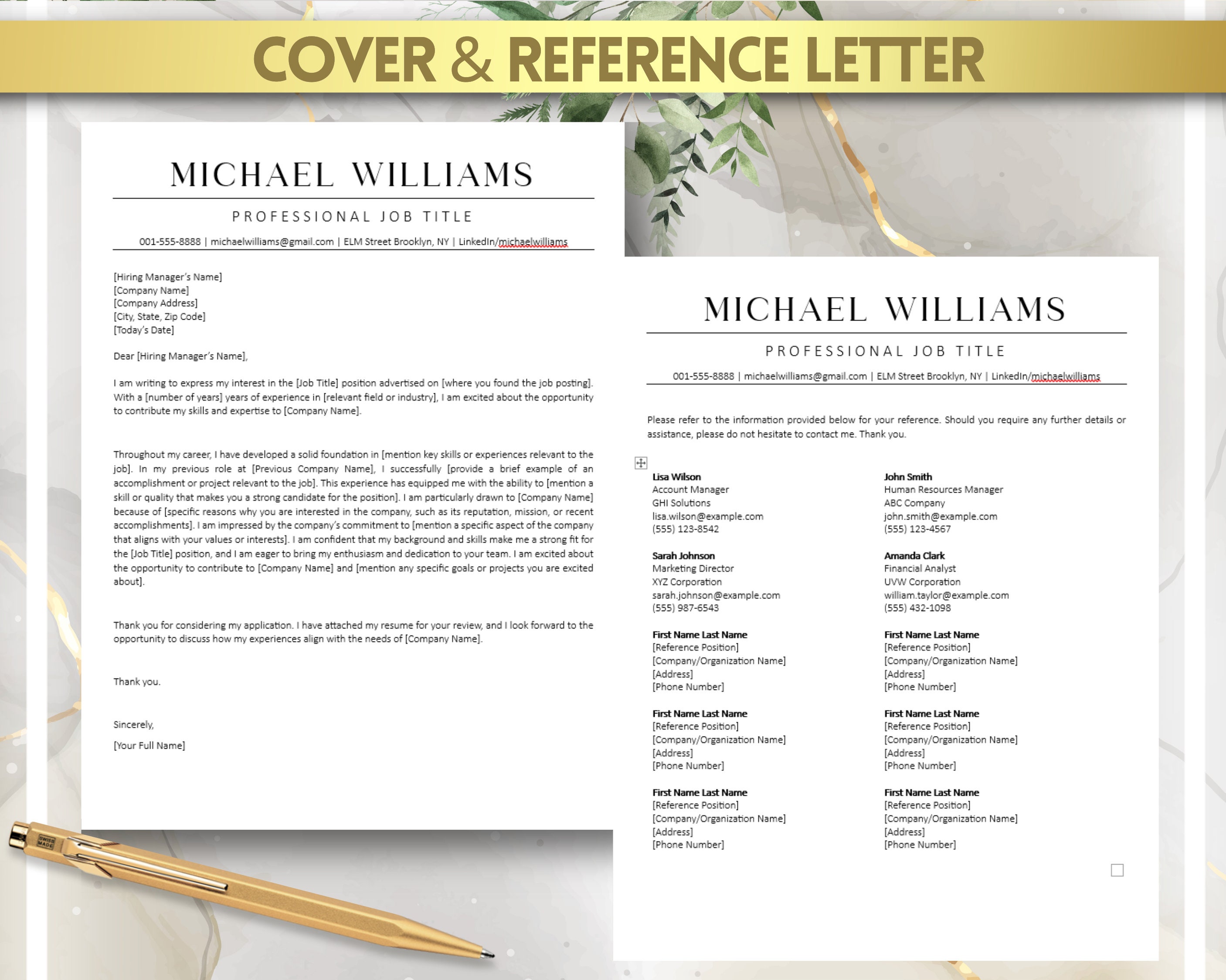 Resume Format for Freshers Job, Simple, Modern, Clean Template. With ...