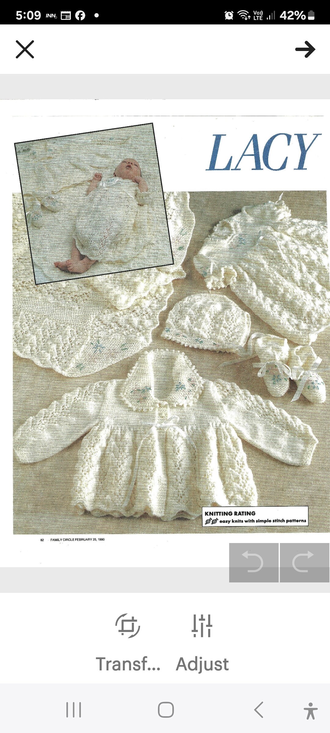 Vintage Lacy LAYETTE Patterns for Baby. Crochet Pattern "lacy Layette ...