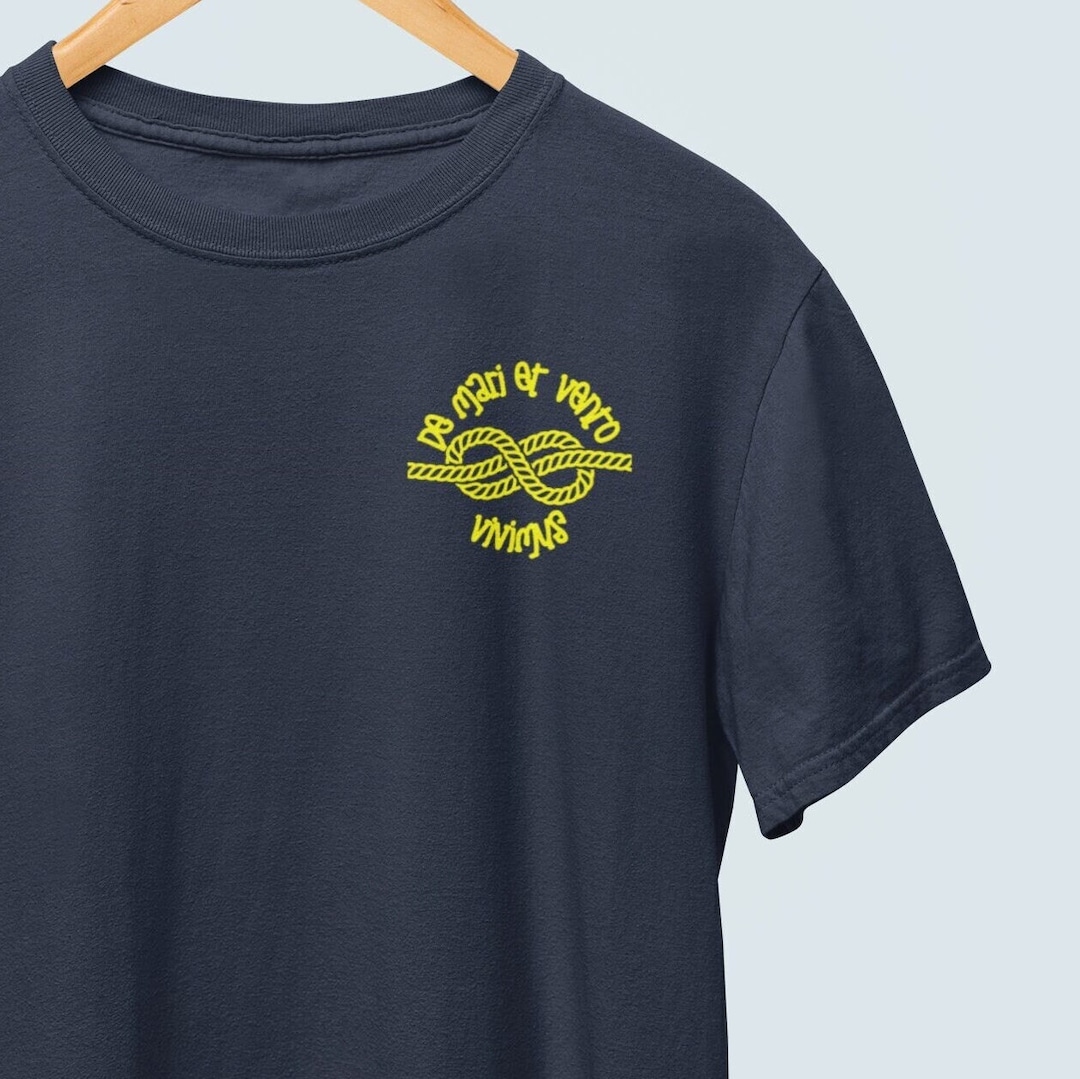 Bound With Sea Nautical Knot Emblem Tee Custom Sailor Tshirt Perfect ...