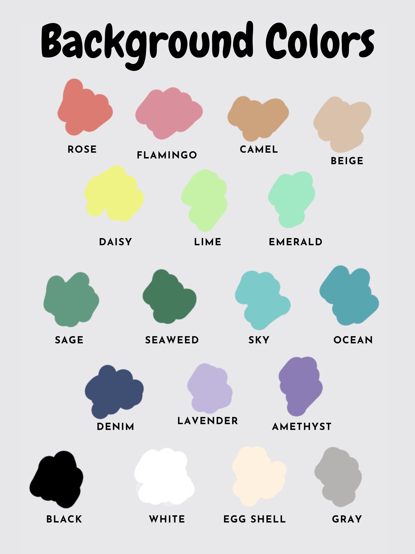 Custom Digital Color Family Portrait - Etsy