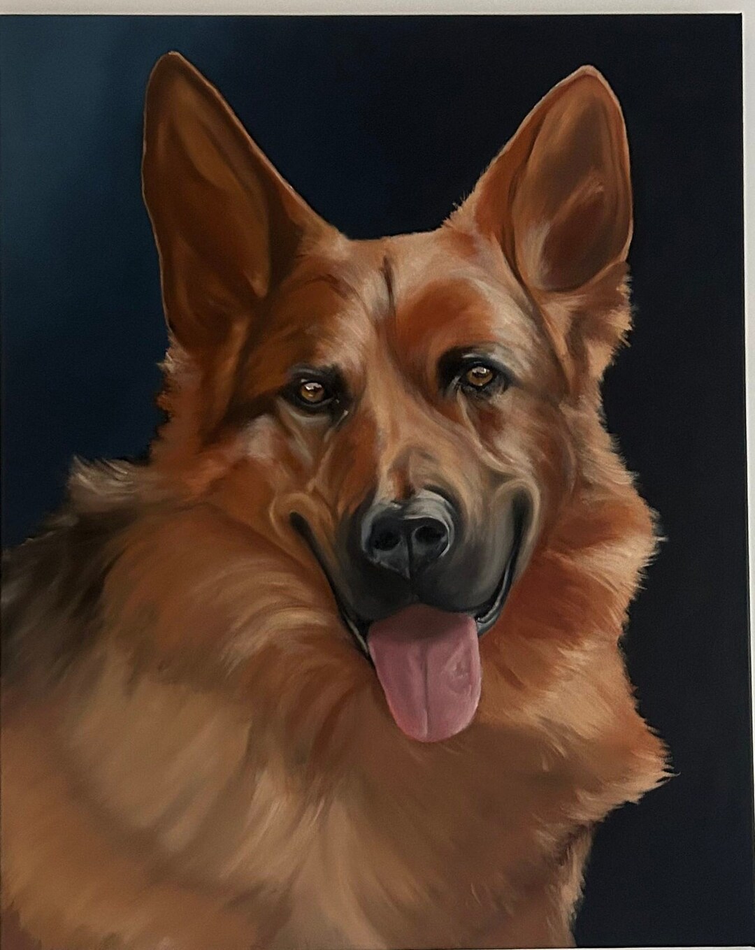 Personalised Dog Portrait Paintings - Etsy