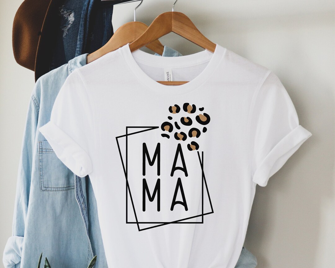 Mama Leopard Shirt,camomama Tshirt,girl Mama,mothers Day Shirt,mama T ...
