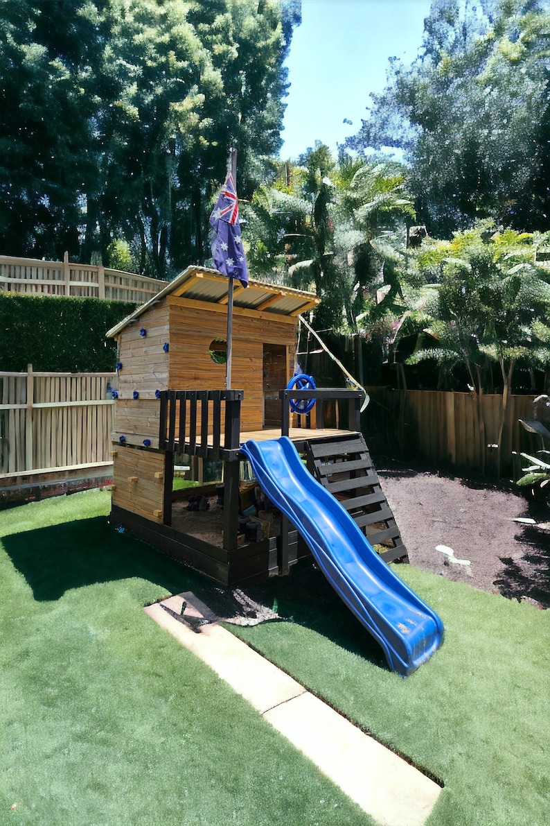 Cubby House - Playhouse DIY Building Plans - the Shack - Etsy