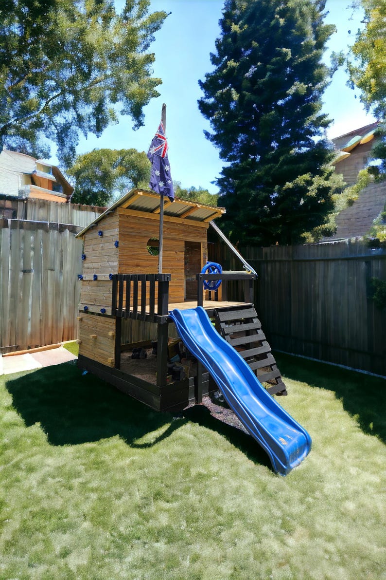 Cubby House - Playhouse DIY Building Plans - the Shack - Etsy