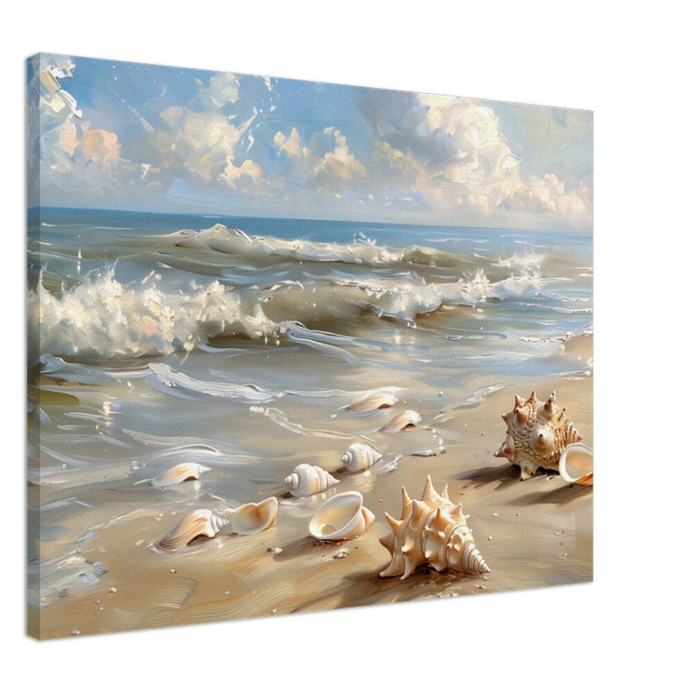 Sea Shells Oil Painting Canvas - Etsy