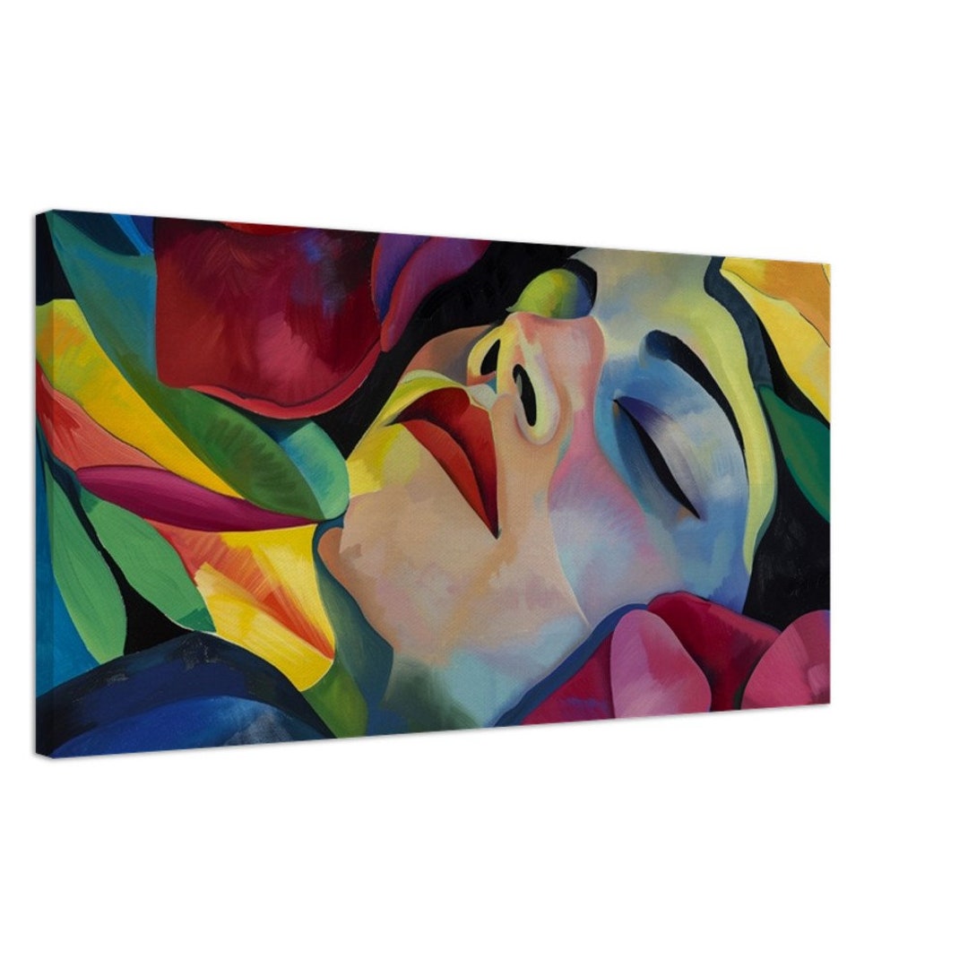GO Woman in Flowers Canvas Various Sizes and 2 Thicknesses - Etsy