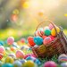 Easter Baskets Frame TV – Colorful Egg-filled Baskets Digital Art for ...