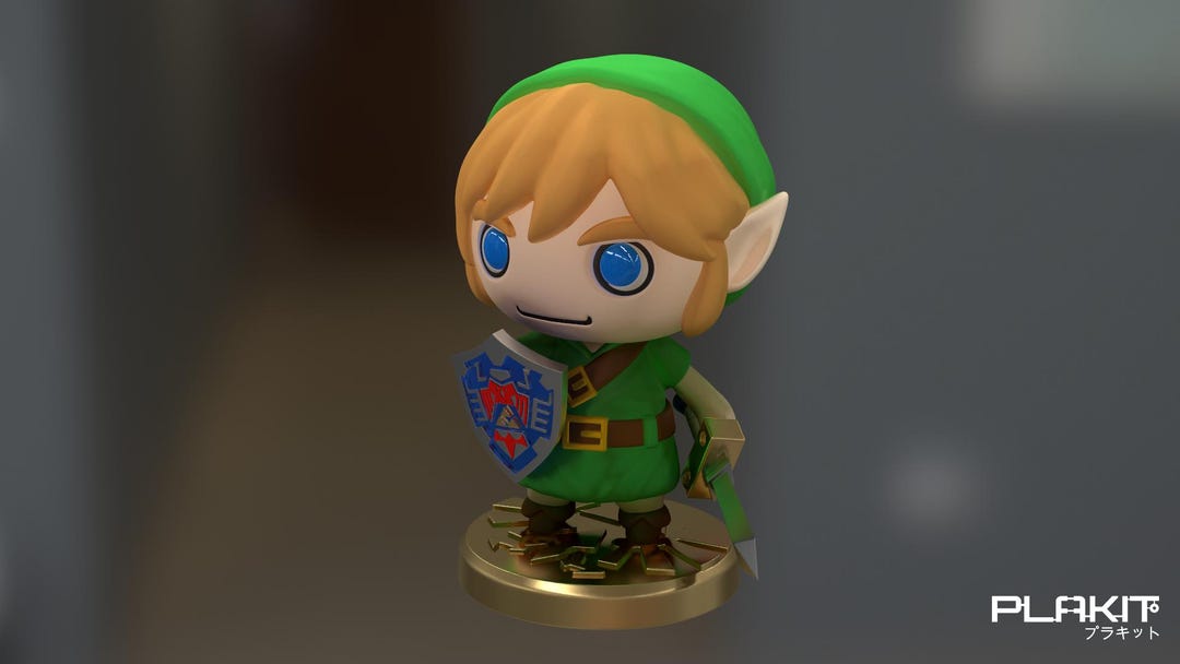 3D the Legend of Zelda - Link - 3D STL Model - Digital Download - Etsy