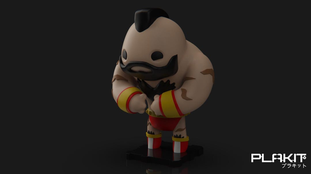 3D Zangief- Street Fighter - 3D STL Model - Digital Download - Etsy